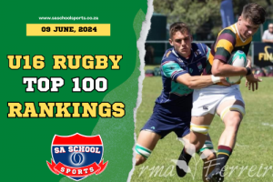 School Rugby Rankings U16: 09/06/2024 - SA School Sports